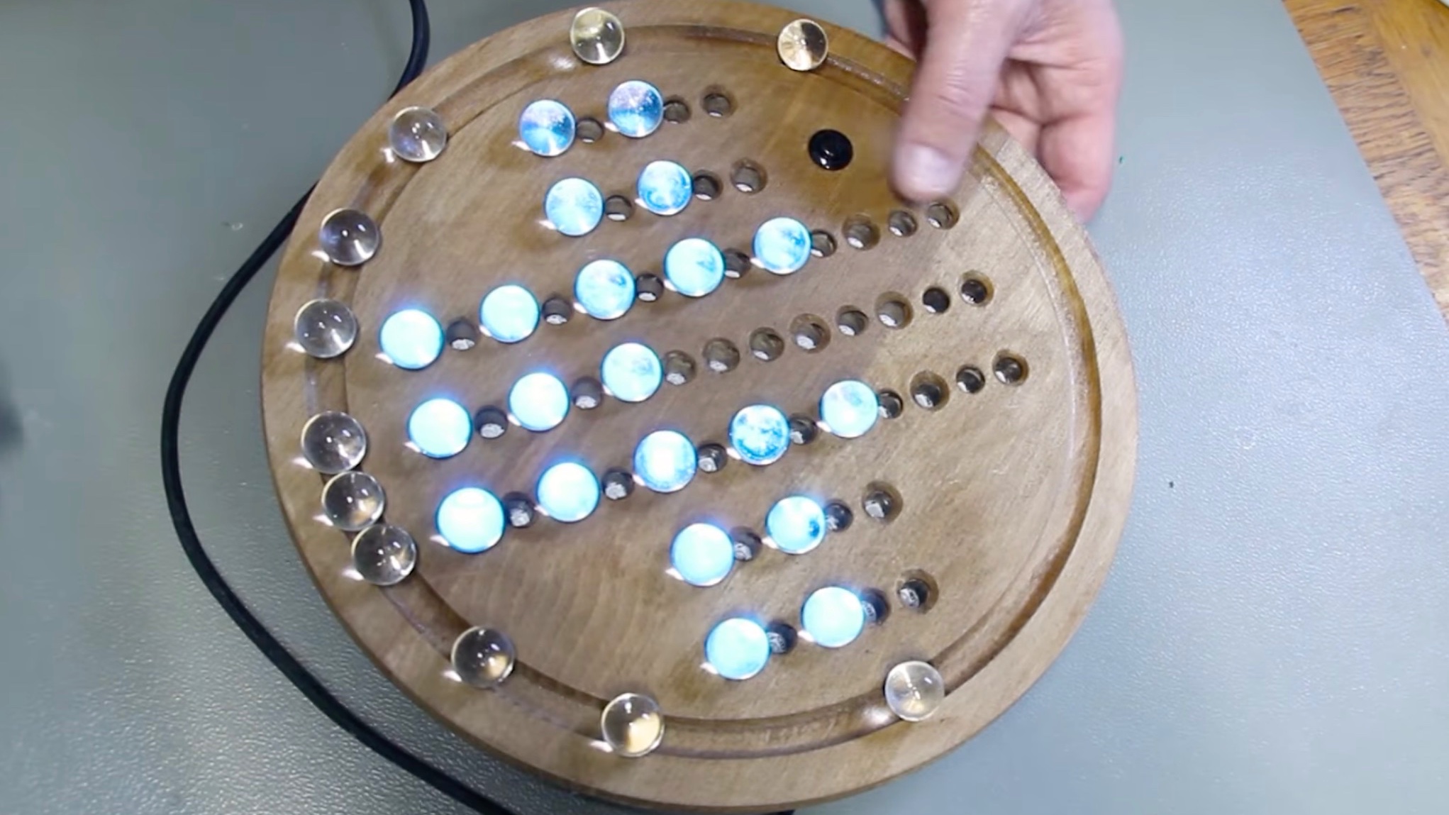 Arduino on Twitter: "DIY marble solitaire board helps you solve the puzzle using Arduino and ...