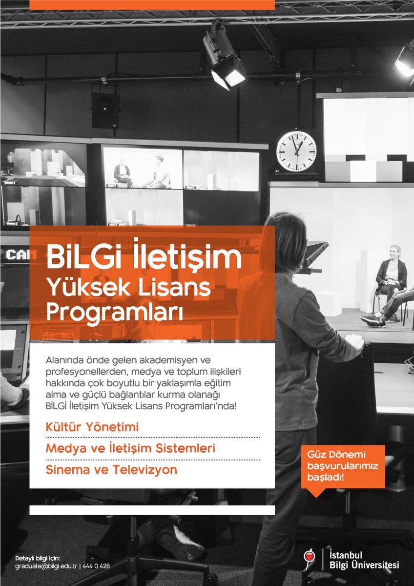 BİLGİ İletişim Fak. on Twitter: "Bilgi Lisansüstü başvuruları başladı!"