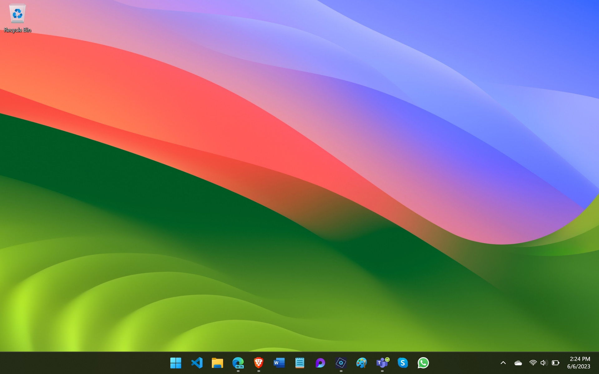 Recycle Bin Wallpaper