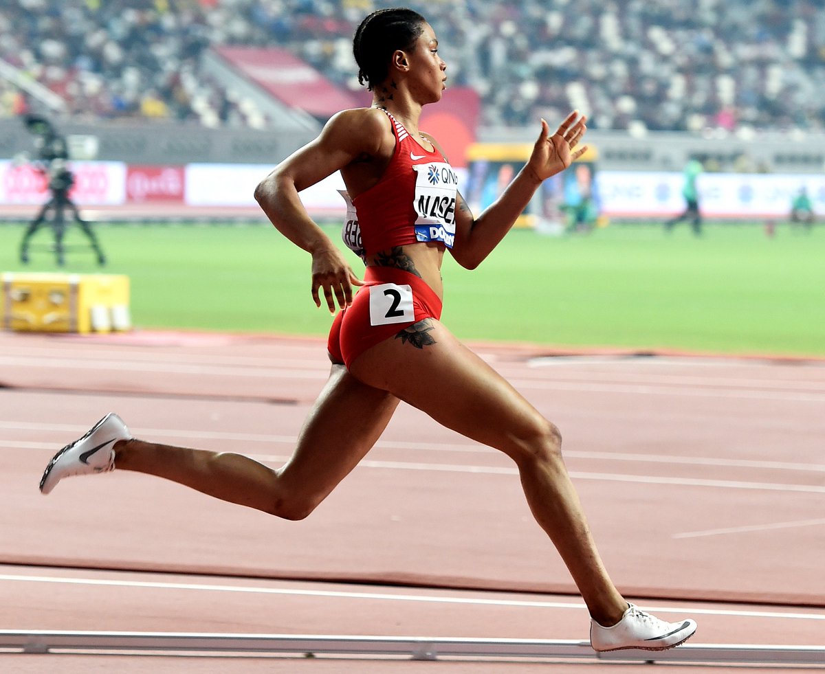 AW on Twitter: "Salwa Eid Naser wins the women's 400m in Huelva in a meet record of 49.78. The ...