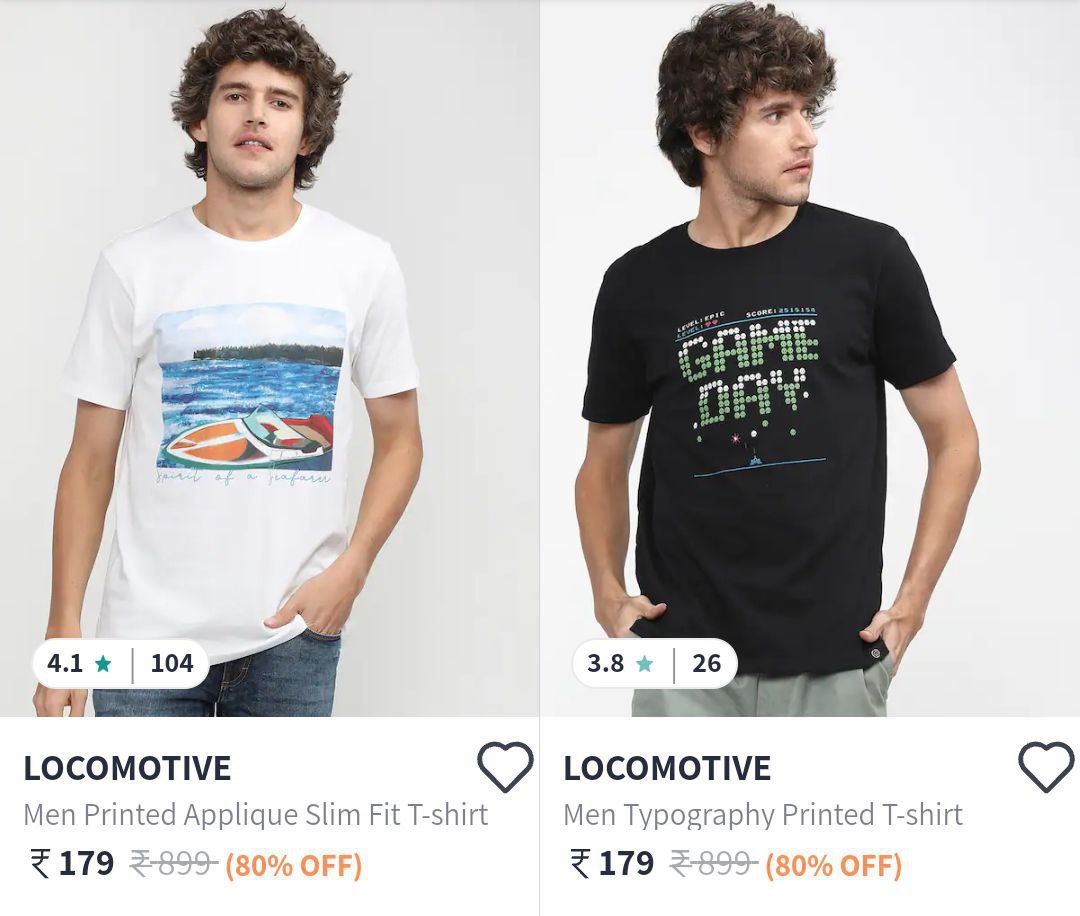 DealBee Deals on Twitter: "Myntra : Flat 80% Off On Invictus, Highlander & Locomotive Men ...