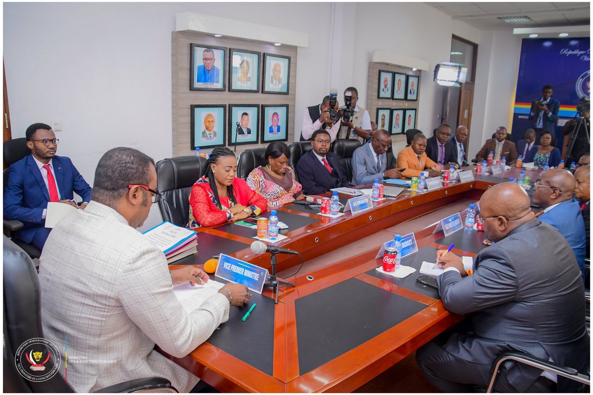 FonctionPubliqueRdc on Twitter: "Ce mardi 06 juin 2023, Son Excellence Jean-Pierre LIHAU, Vice ...