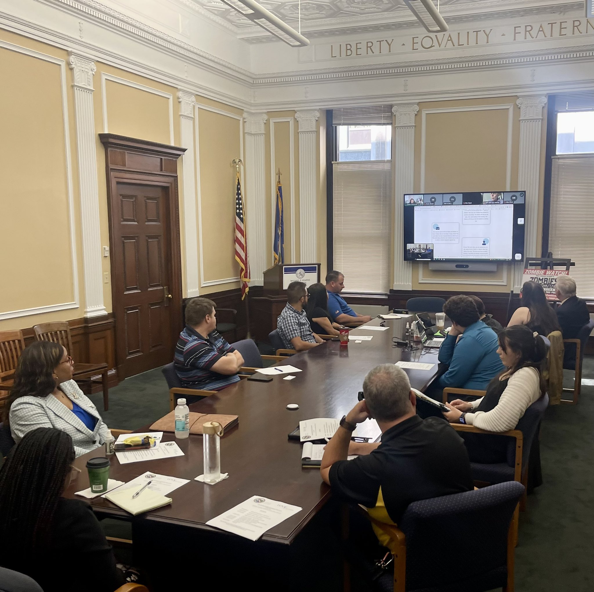 Erie County Clerk Mickey Kearns on Twitter: "After our quarterly Zombie Property meeting with ...