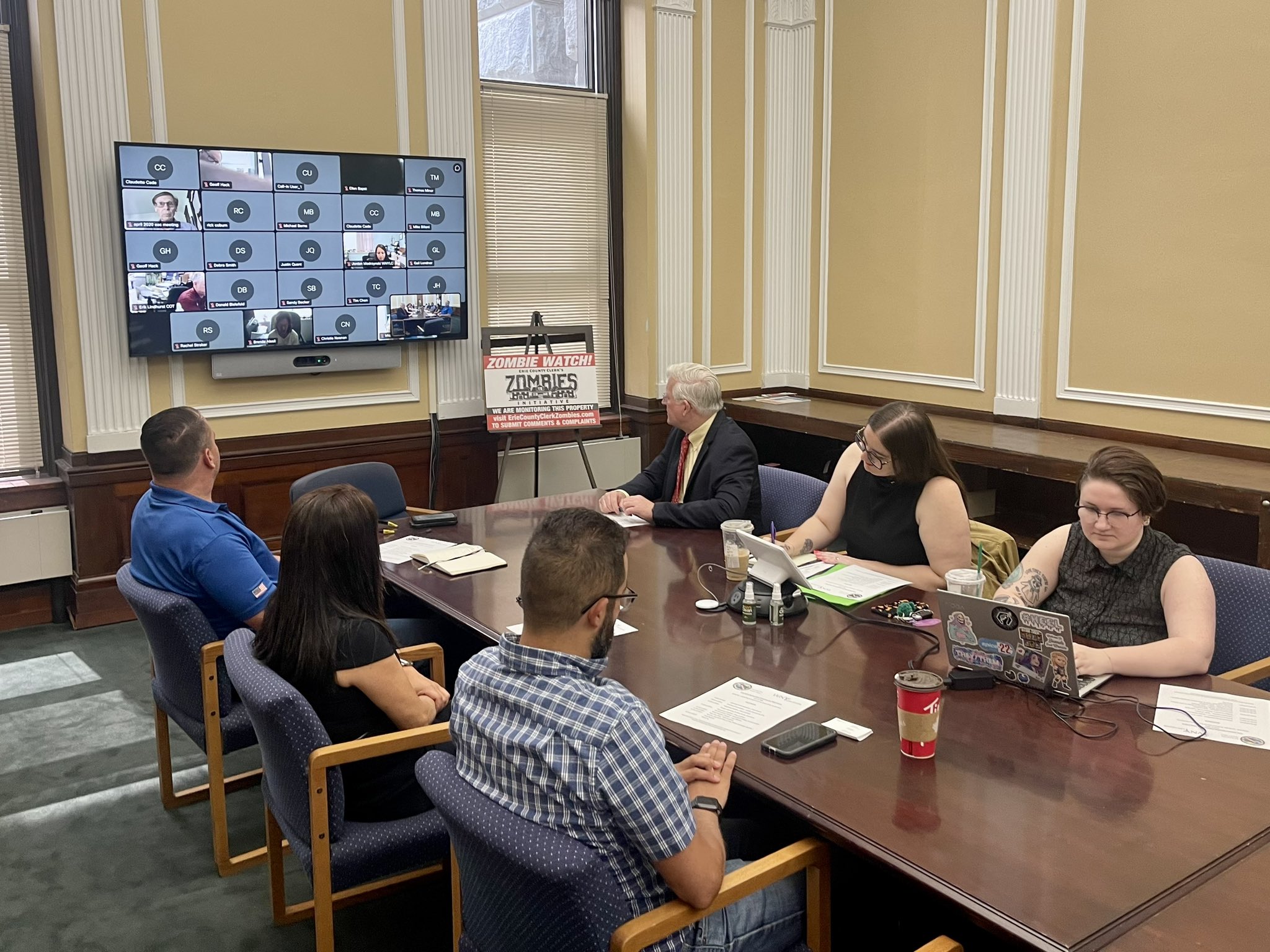 Erie County Clerk Mickey Kearns on Twitter: "After our quarterly Zombie Property meeting with ...