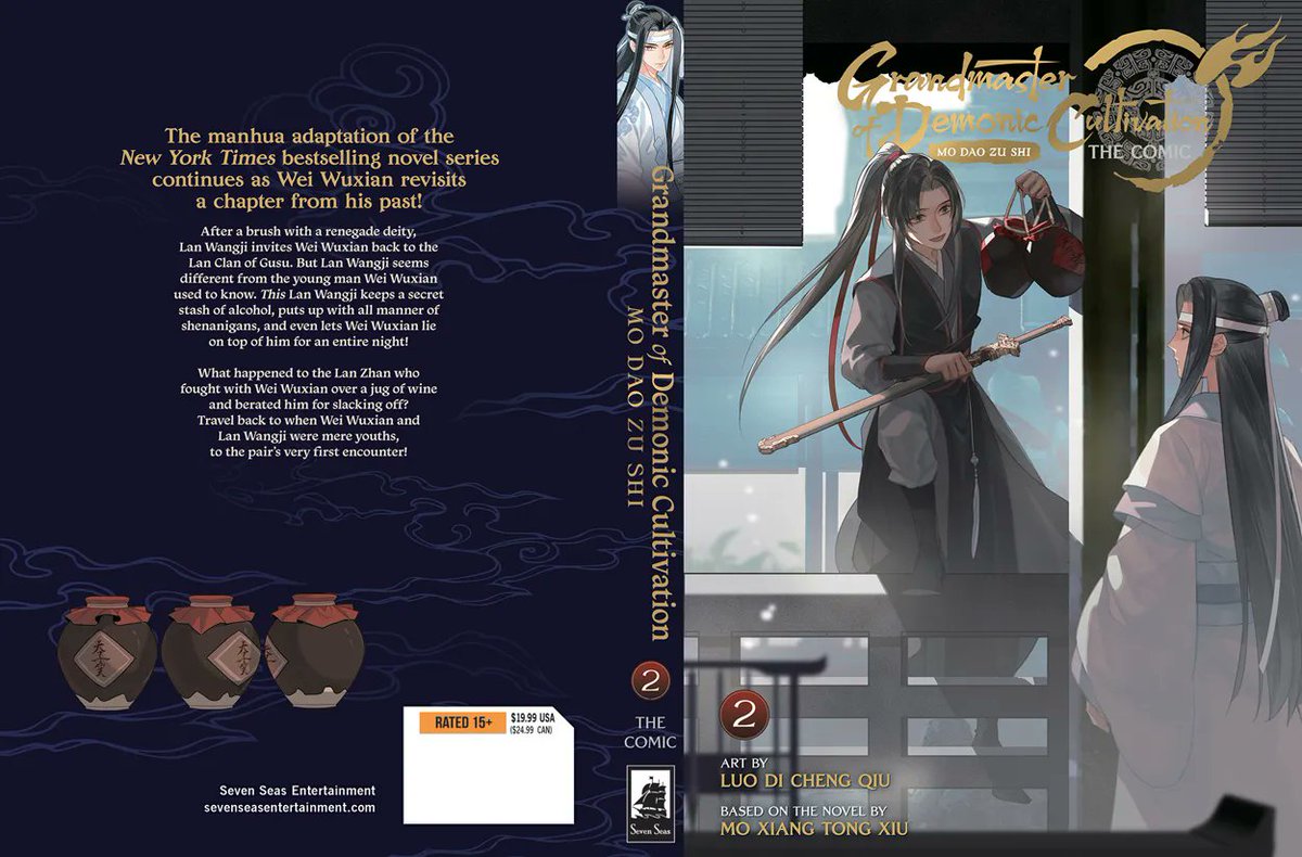 Seven Seas Entertainment on Twitter: "GRANDMASTER OF DEMONIC CULTIVATION: MO DAO ZU SHI (THE ...