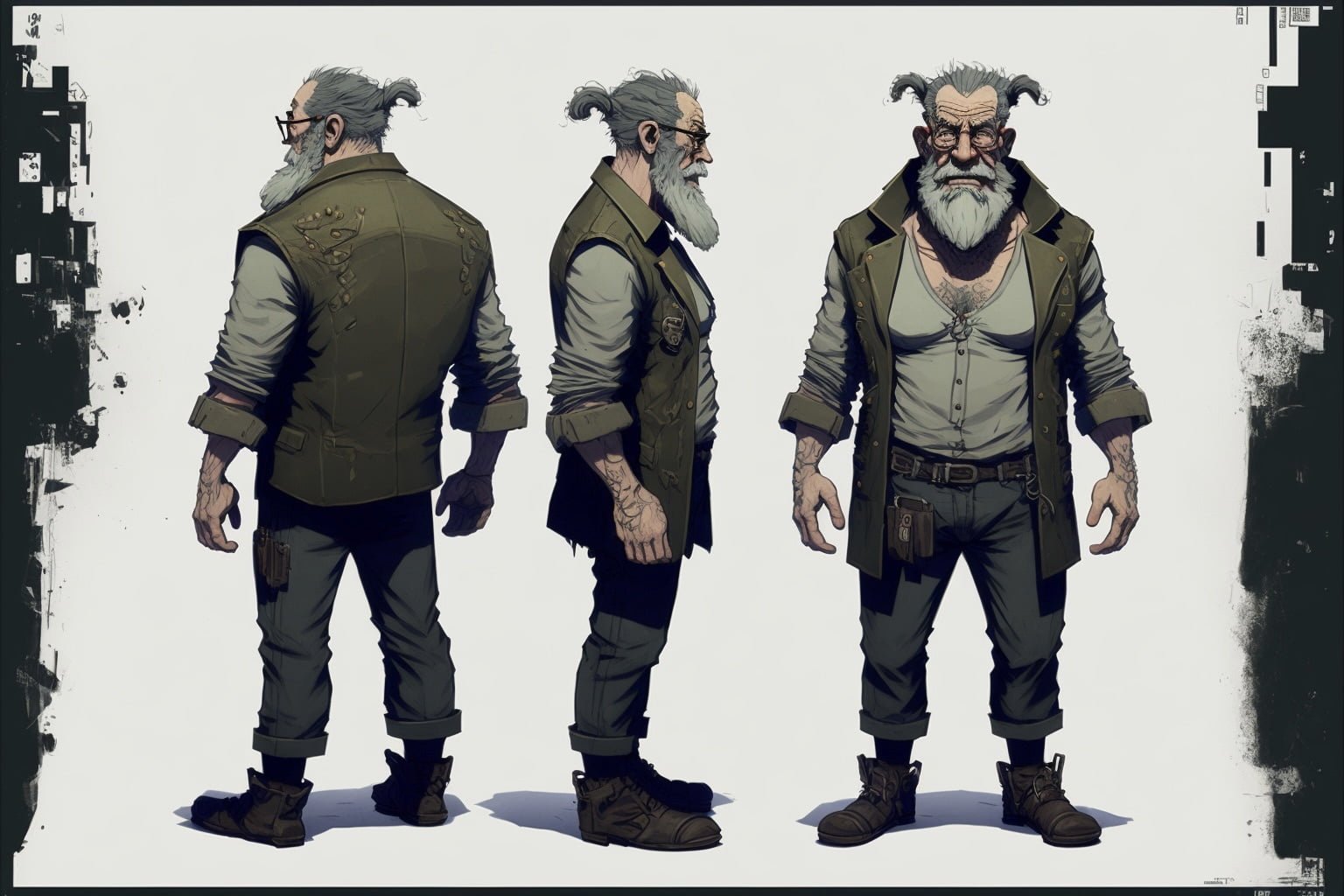 Character Concept Side View