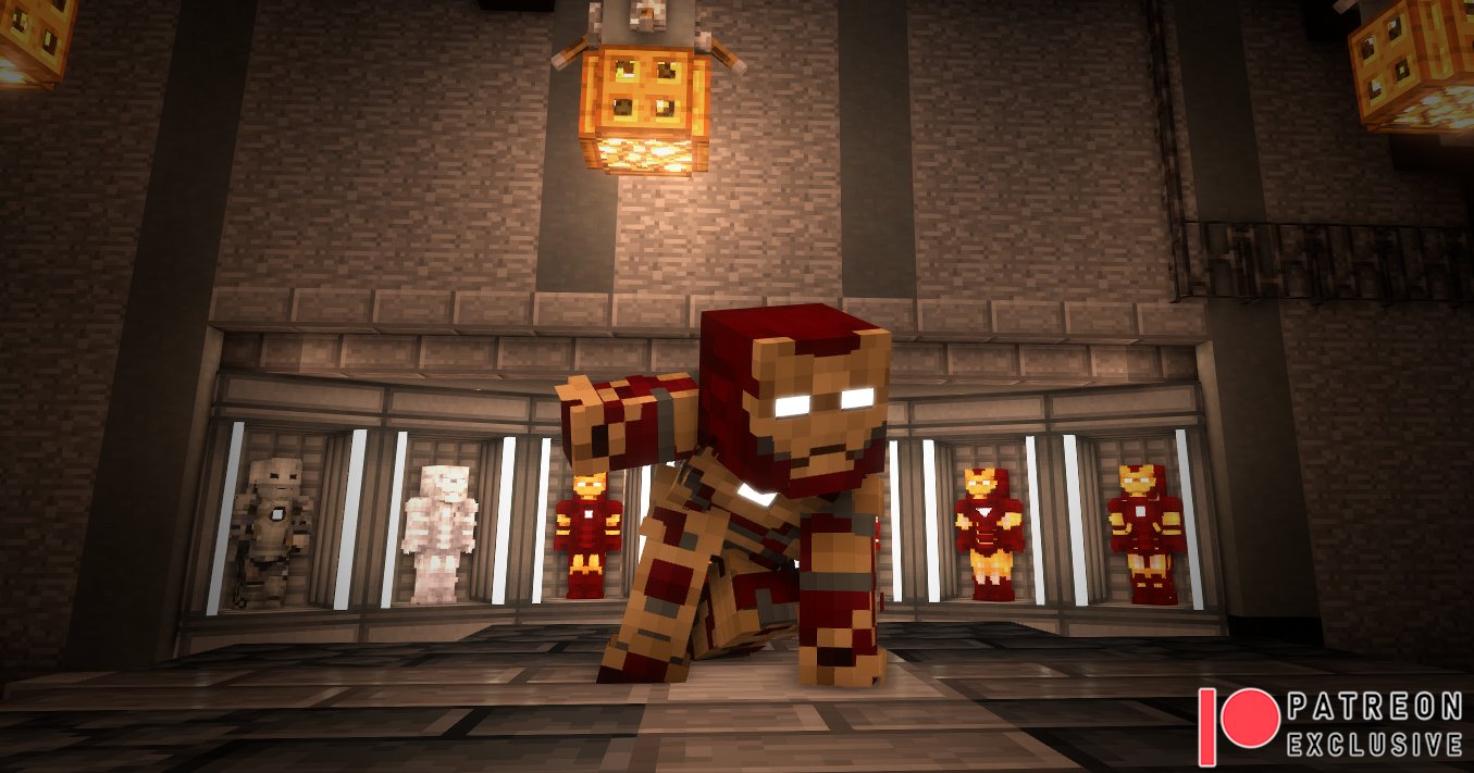 Iron Man Mark 42 Minecraft