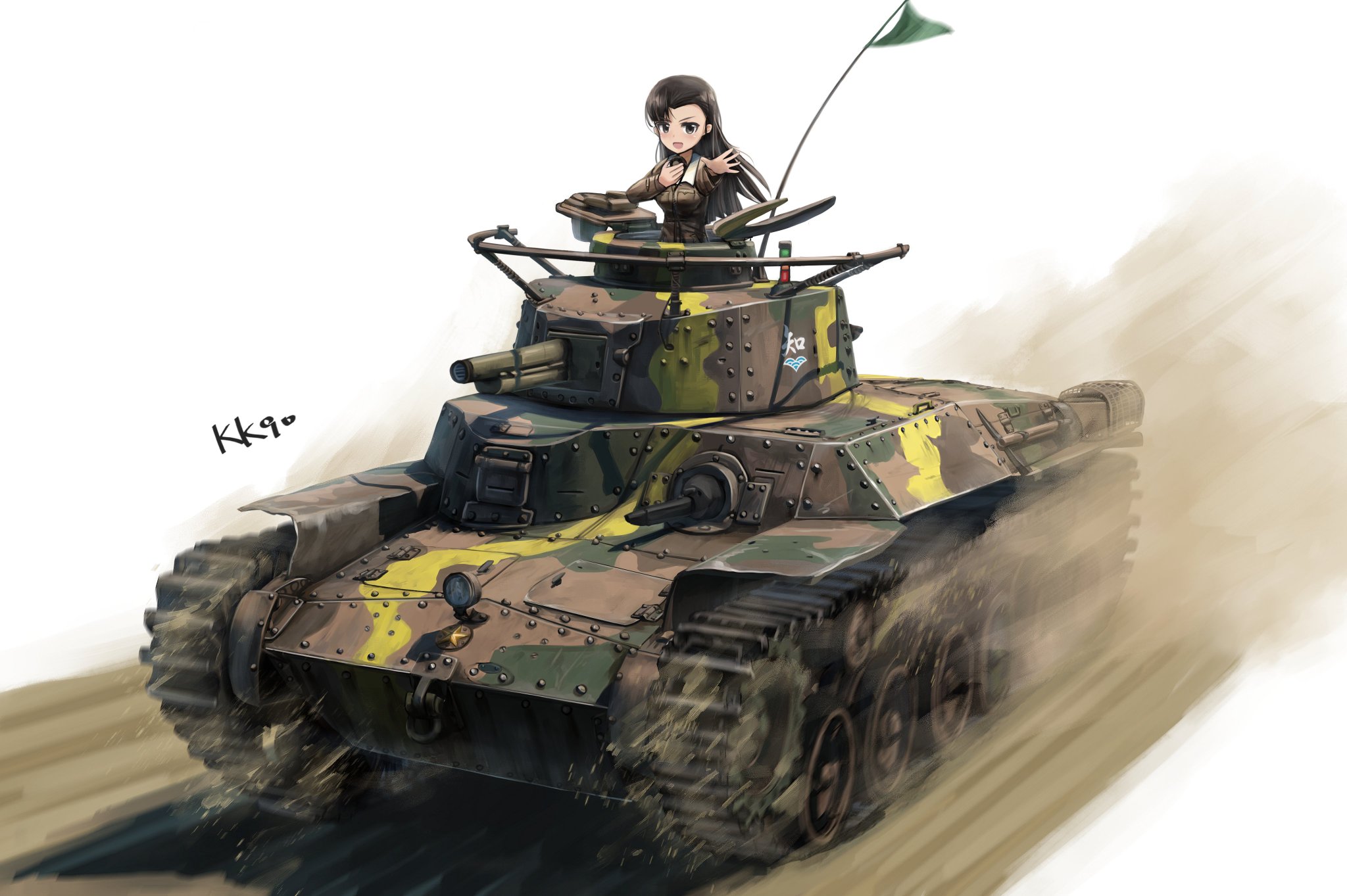 Kk90 on Twitter: "Chi-Ha💨 #garupan #ガルパン https://t.co/n9jr4d8bQM" / Twitter