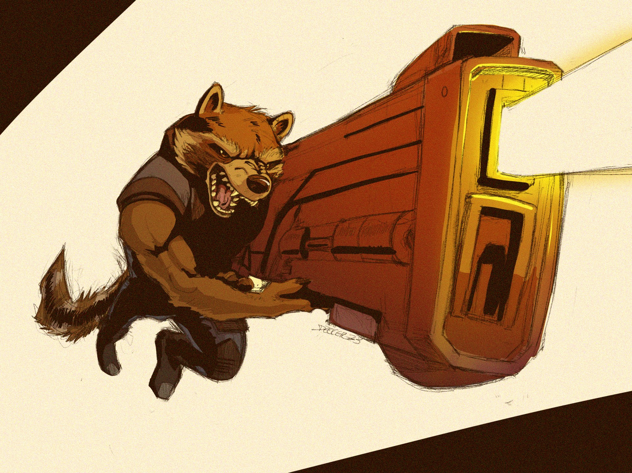 Rocket Raccoon Fan Art