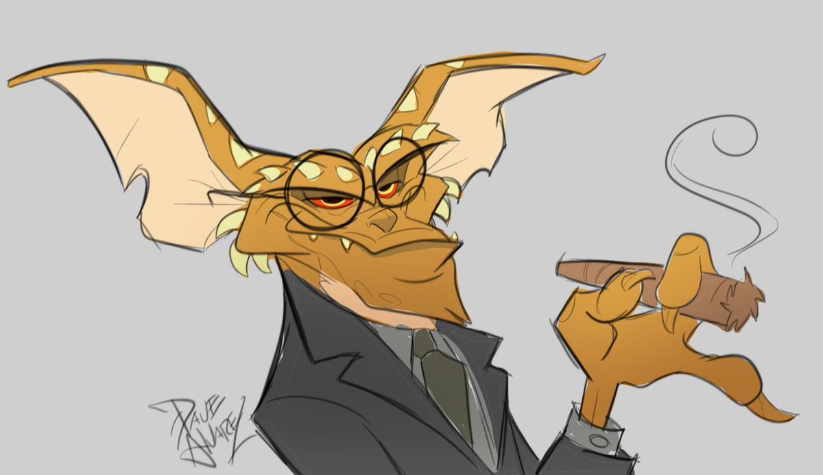 Jeffrey on Twitter: "RT @DAlvarezStudio: A quick Brain Gremlin sketch that I made at work. # ...