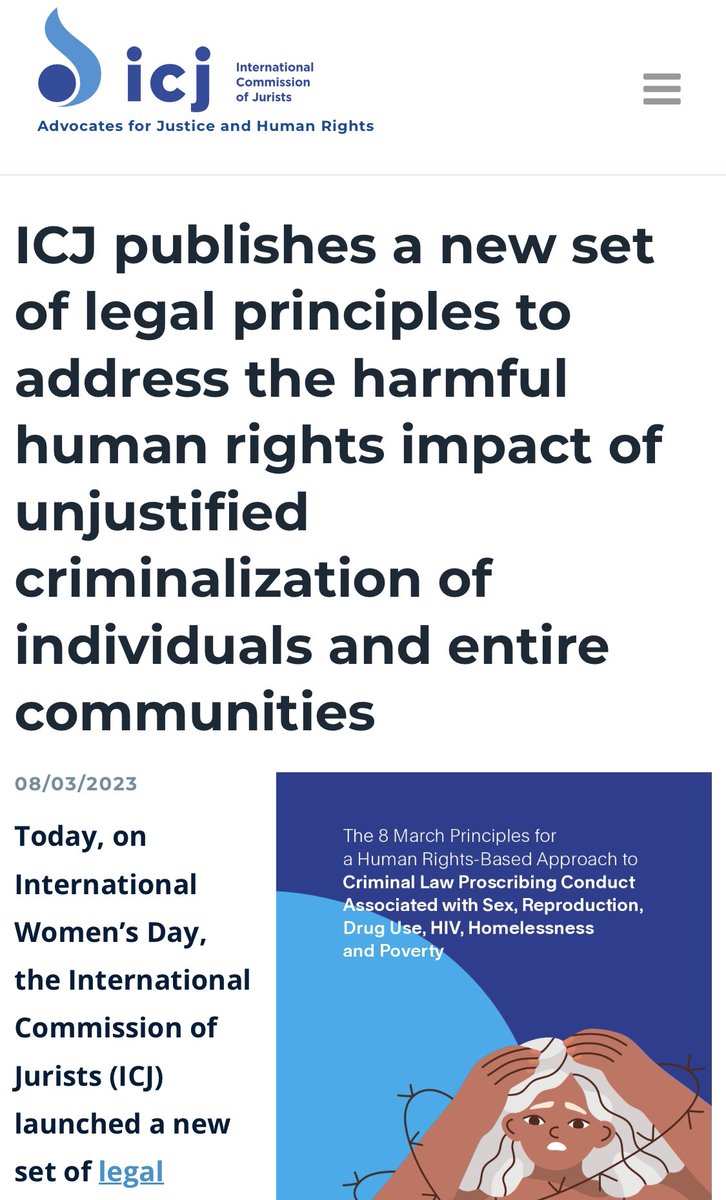 くろやす on Twitter: "国際法律家委員会が出したレポートが随分と心配。そういう流れに誘い込まれている気がしてならない。 人権という名で人権を潰しに来てる感がある。 https ...