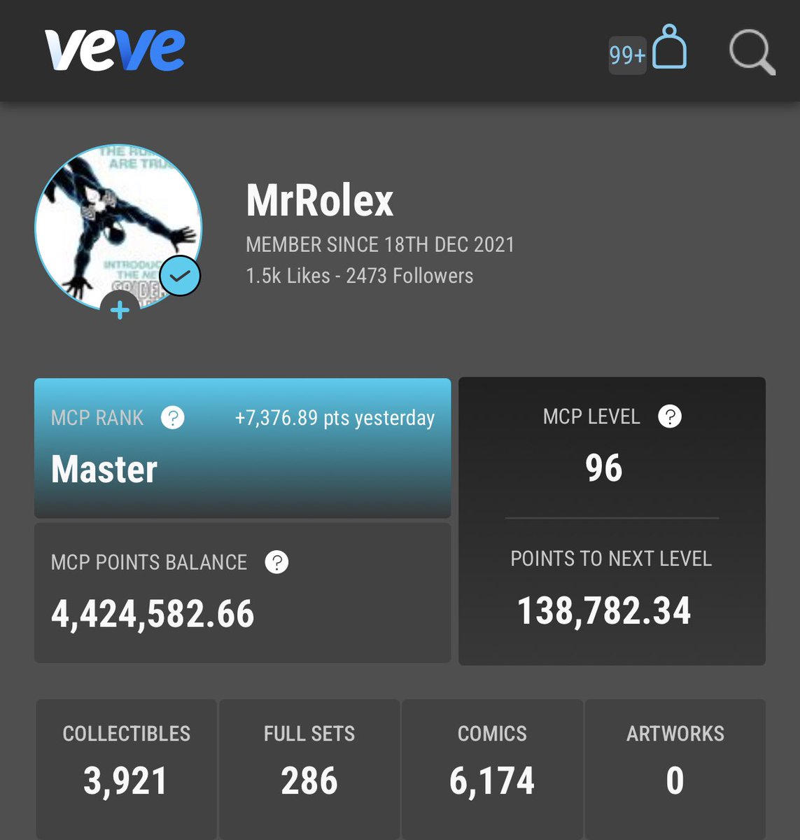 DrR⭕️lex.ETH on Twitter: "Just hit level 96 and in less then 20 days I’ll be level 97 and so on ...