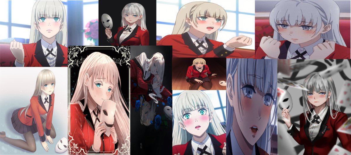 Waifu Collages on Twitter: "RT @WaifuCollages: - Ririka Momobami, Kakegurei"