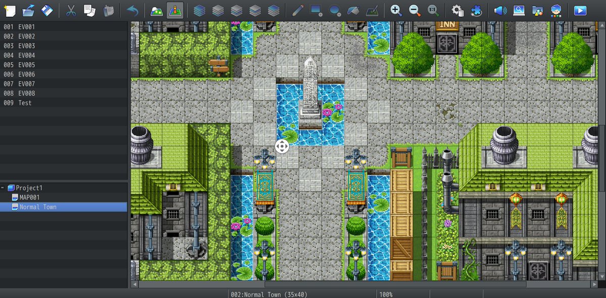 RPGMakerSeries on Twitter: "RPG Maker MZ tips On the map editor, you can scroll the map by ...