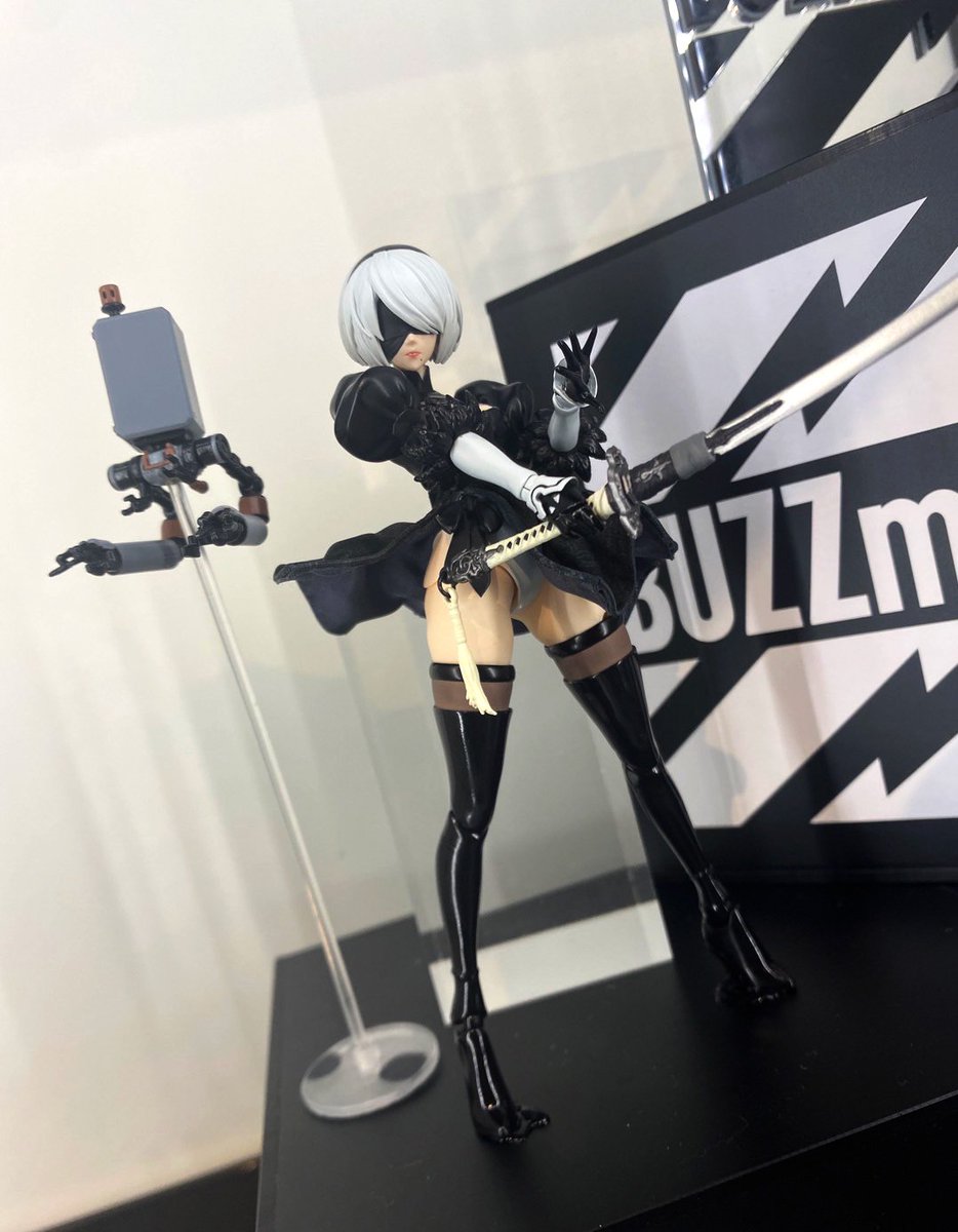 アニプレックスプラス on Twitter: "／ #ワンホビ 展示情報👀 \ 飾ってるだけじゃ、もったいない――。 1/12アクションフィギュア「BUZZmod. 2B」も登場 翻るスカート ...