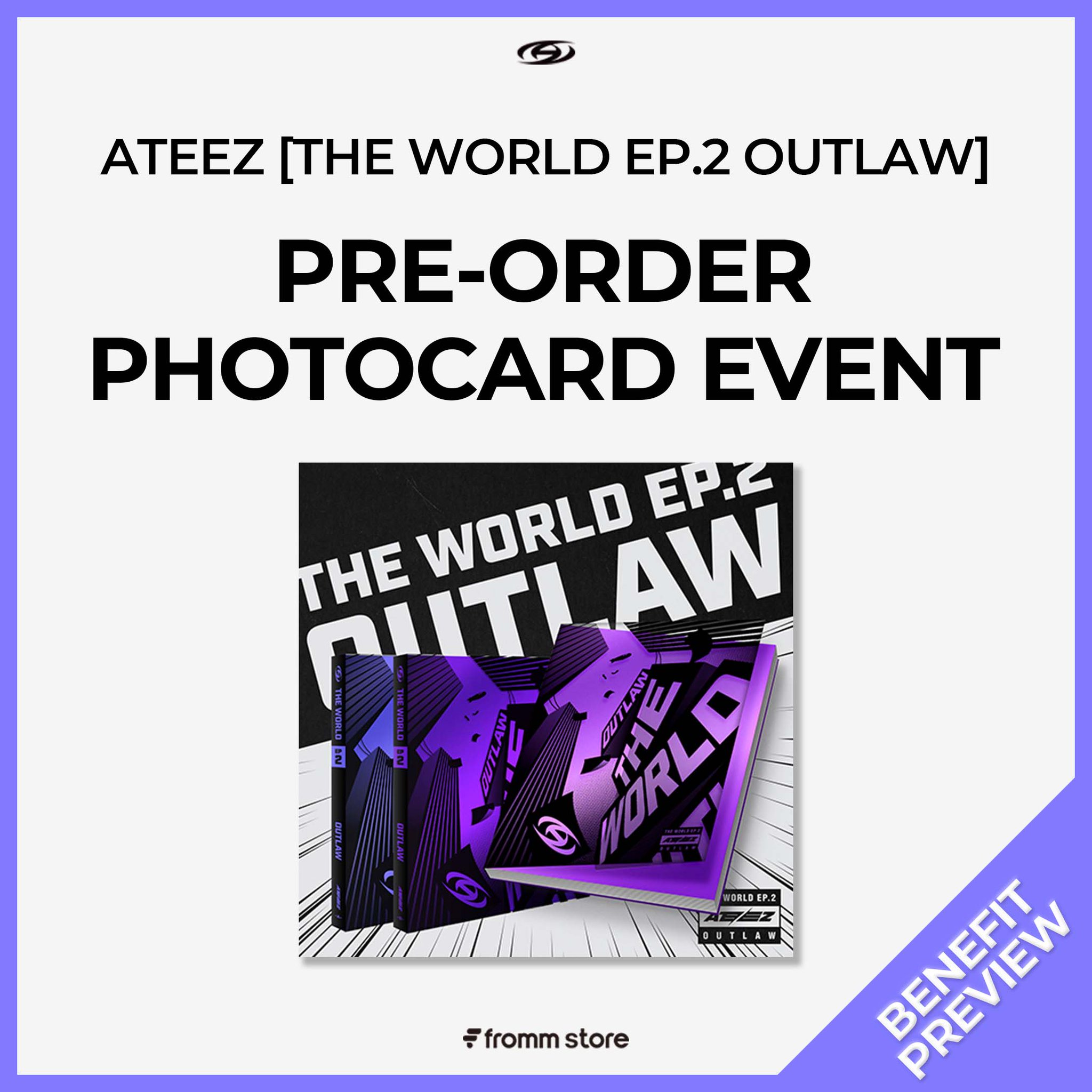 fromm store on Twitter: "ATEEZ [THE WORLD EP.2 : OUTLAW] PRE-ORDER PHOTOCARD PREVIEW📸 🔗https://t ...