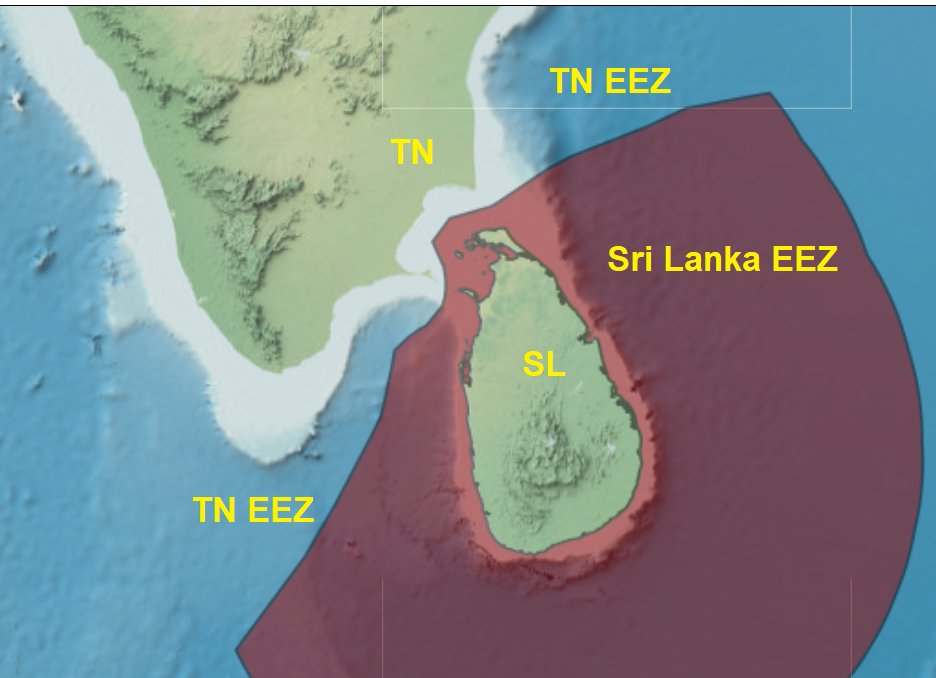 Tamil Nadu Geography on Twitter: "As per UN, marine waters within 22km from the land is ...