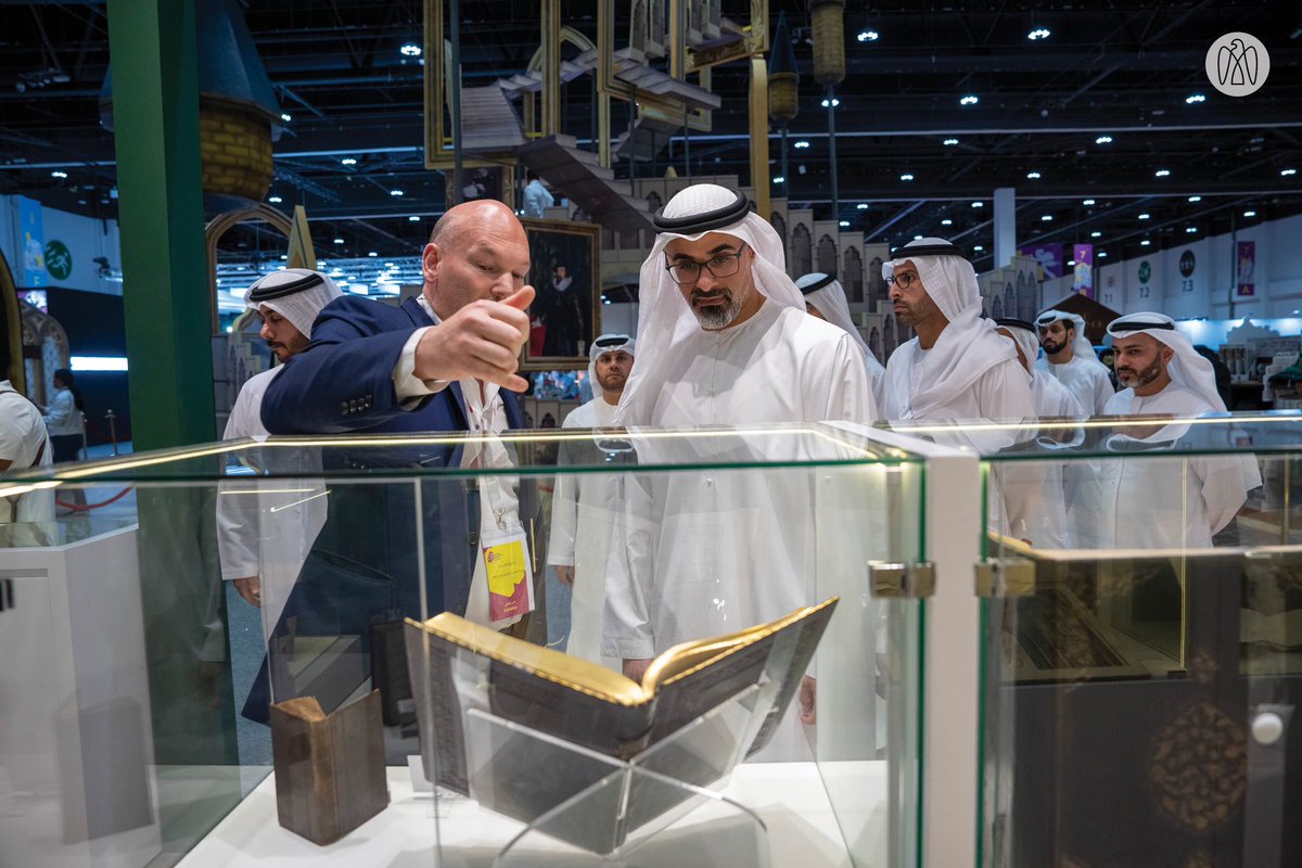مكتب أبوظبي الإعلامي on Twitter: "HH was accompanied by Dr Ahmed Mubarak Al Mazrouei, Mohamed ...