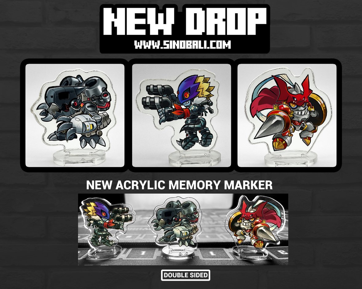 Sinobali Store on Twitter: "New memory marker design! perfect fit for most playmat with a memory ...