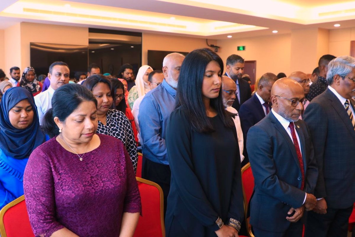 Ministry of Foreign Affairs 🇲🇻 on Twitter: "A memorial gathering to remember the life of Late Ms ...