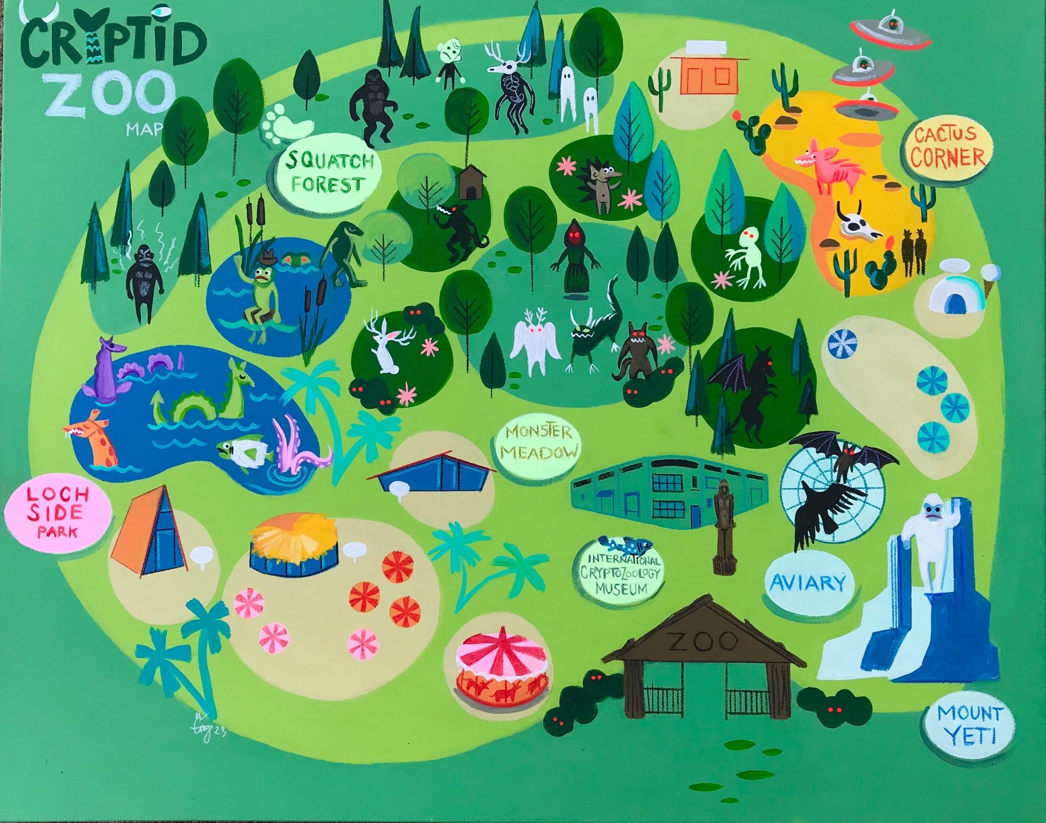 Whiskey with Cryptids on Twitter: "RT @CryptoLoren: Elgato Gomez’s new refined Cryptid Zoo ...