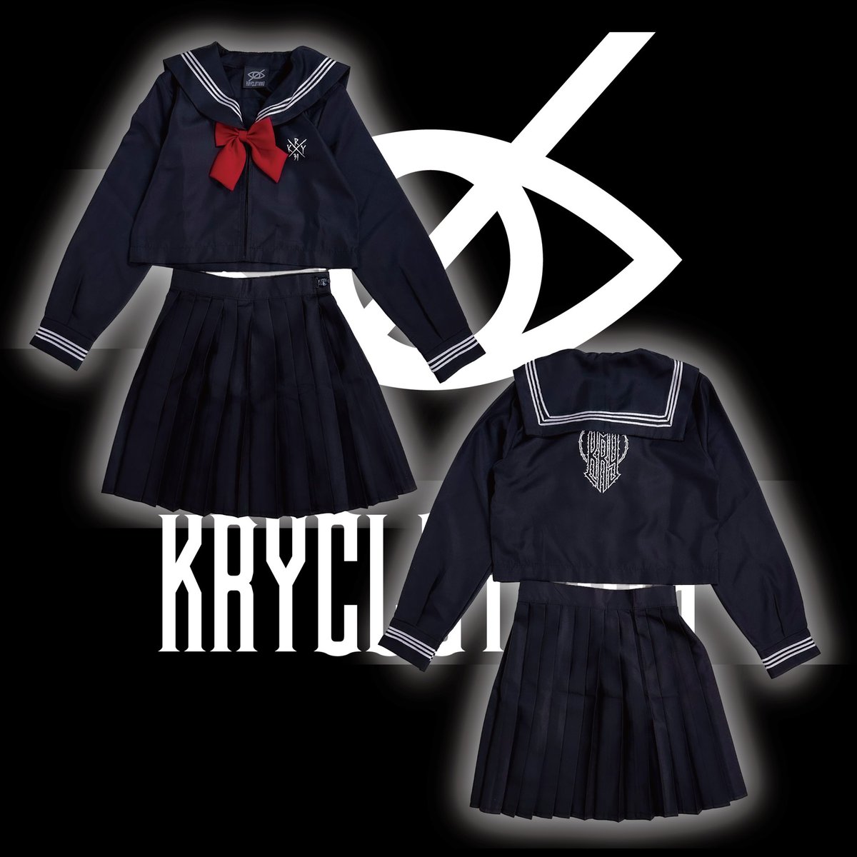 KRYclothing on Twitter: "「普通のセーラー服」 | KRY clothing https://kry.tokyo/items/74983592 #BASEec @KRY ...