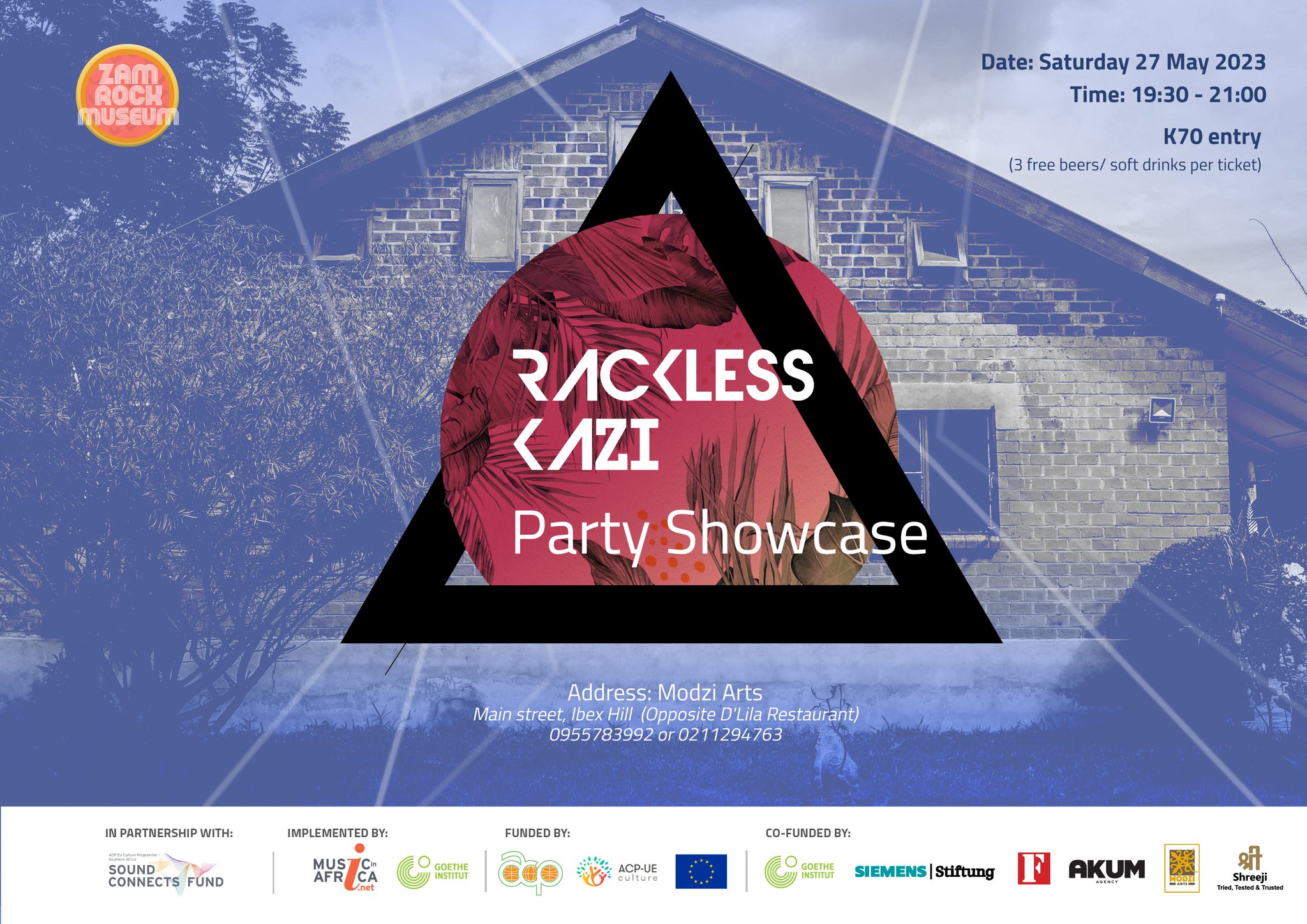 Modzi Arts on Twitter: "ZAMROCK MUSEUM A.I.R SHOWCASE: RACKLESS KAZI DJ ...
