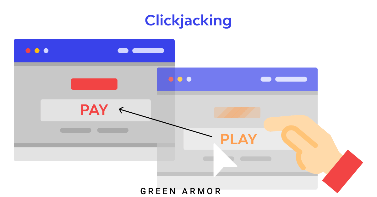 #ثريد #الامن_السيبراني 🛡️ ما هي هجمات الاختراق بالنقر "Clickjacking" 🧑‍💻.. هجمات الاختطاف او ...