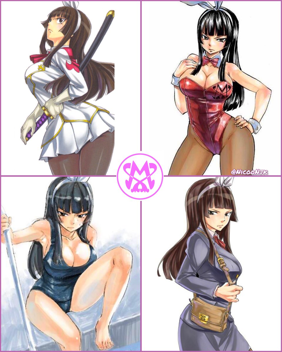 NicooNJK/Collage Art on Twitter: "Fairy Tail, The ace of Mermaid Heel guild, Kagura Mikazuchi."