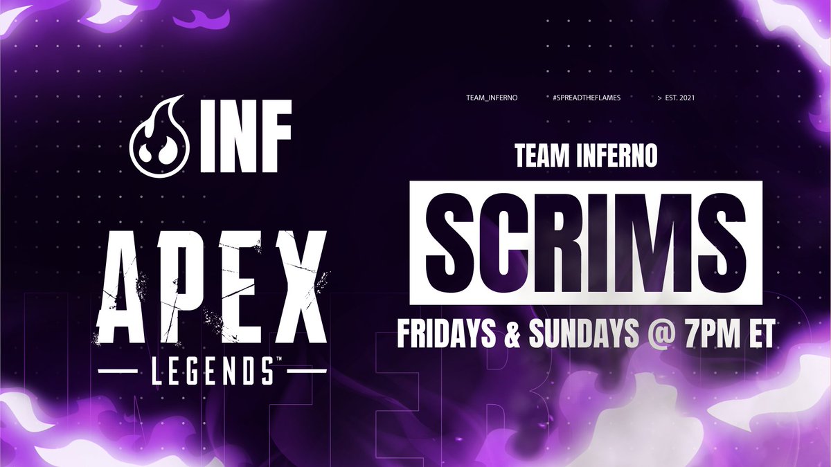 Team Inferno on Twitter: "Make sure to get your last minute Challenger Circuit practice tonight ...