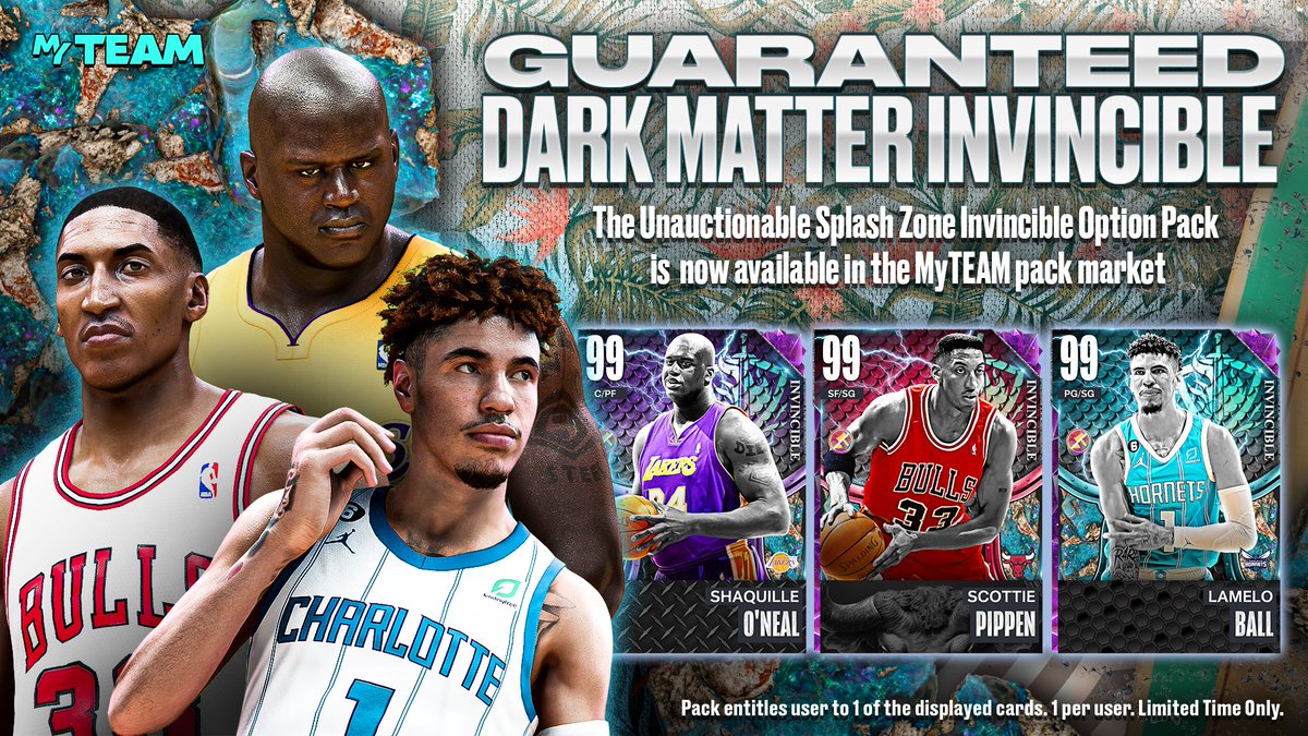 NBA 2K MyTEAM on Twitter: "‼️Guaranteed Invincible Player in the Pack Market‼️ The Unauctionable ...