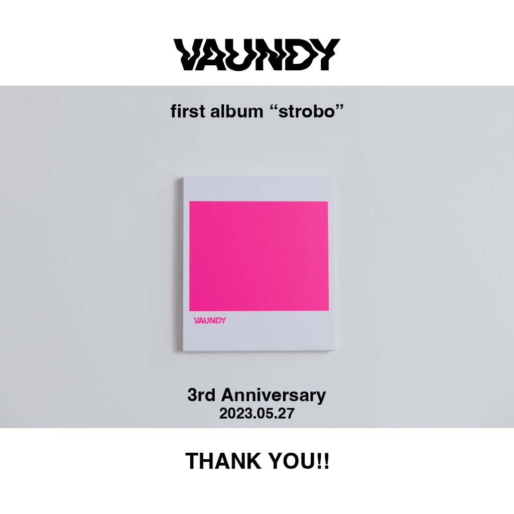 Vaundy_ART Work Studio on Twitter: "˗ˏˋ 1st AL #strobo 3rd Anniversary ˎˊ˗ 2020年5月27日のリリースから3年🎊 ...