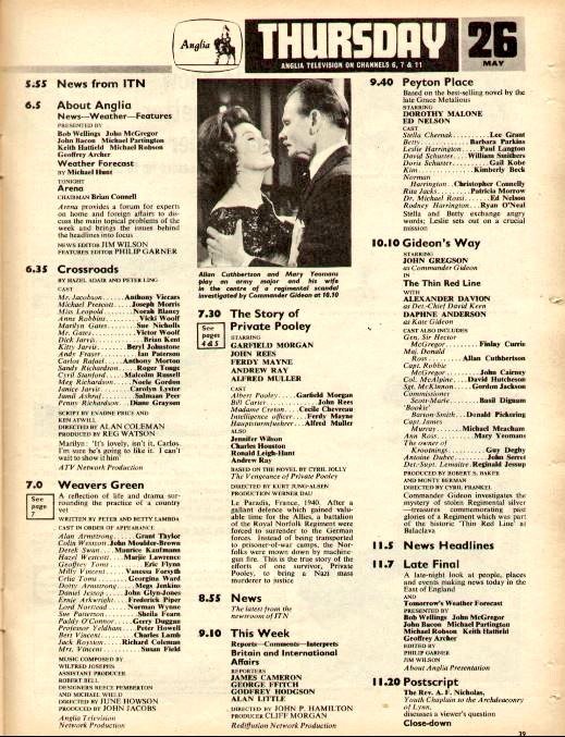Graeme Wood on Twitter: "TV📺26/5/66 ITV 4.35:The Romper Room 5.0:Junior Criss Cross Quiz 5.35 ...