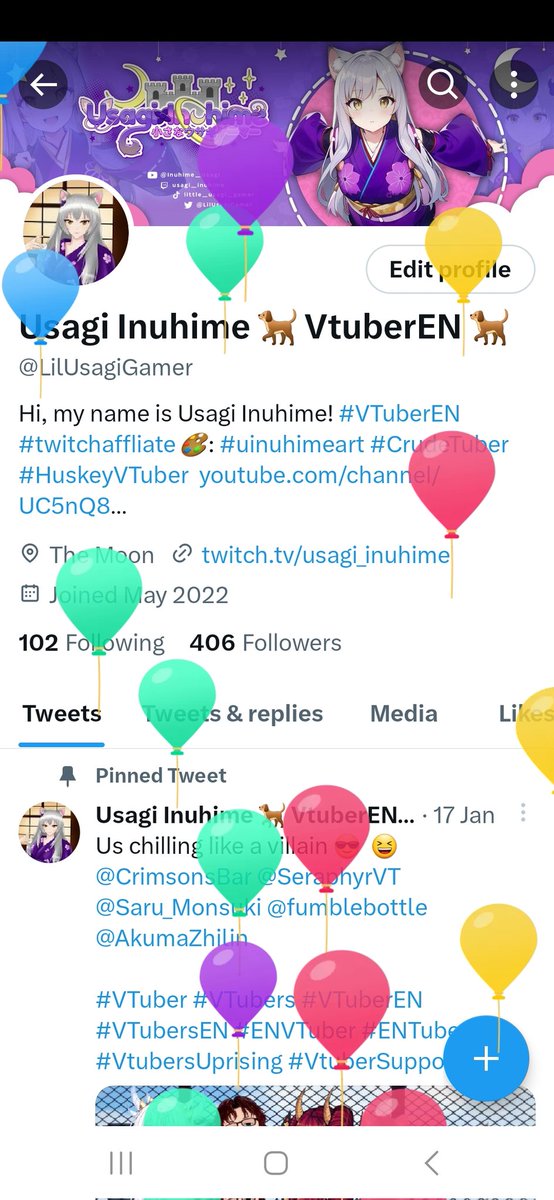 Usagi Inuhime 🐕 VtuberEN 🐕 on Twitter: "Birthday doggo birthday, doggo!!!!"