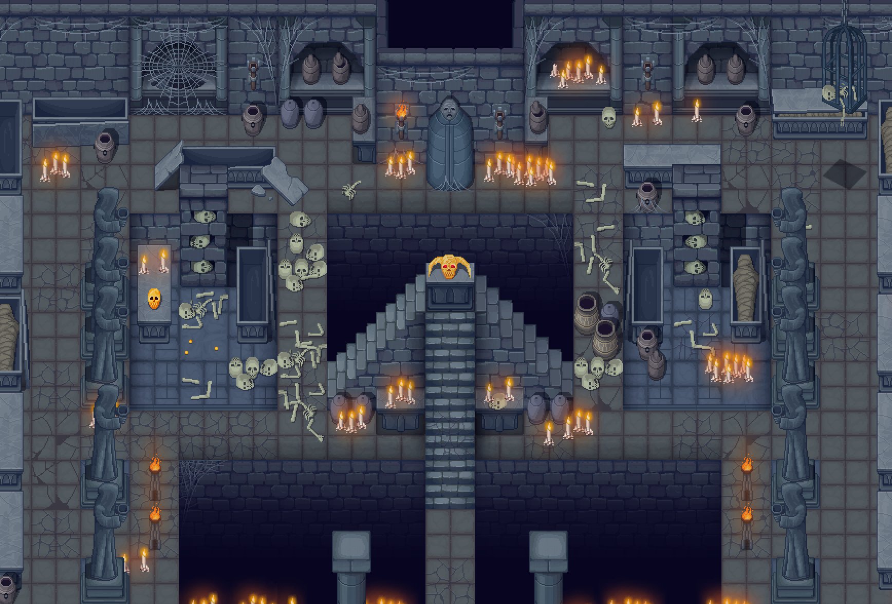 2d Dungeon Background
