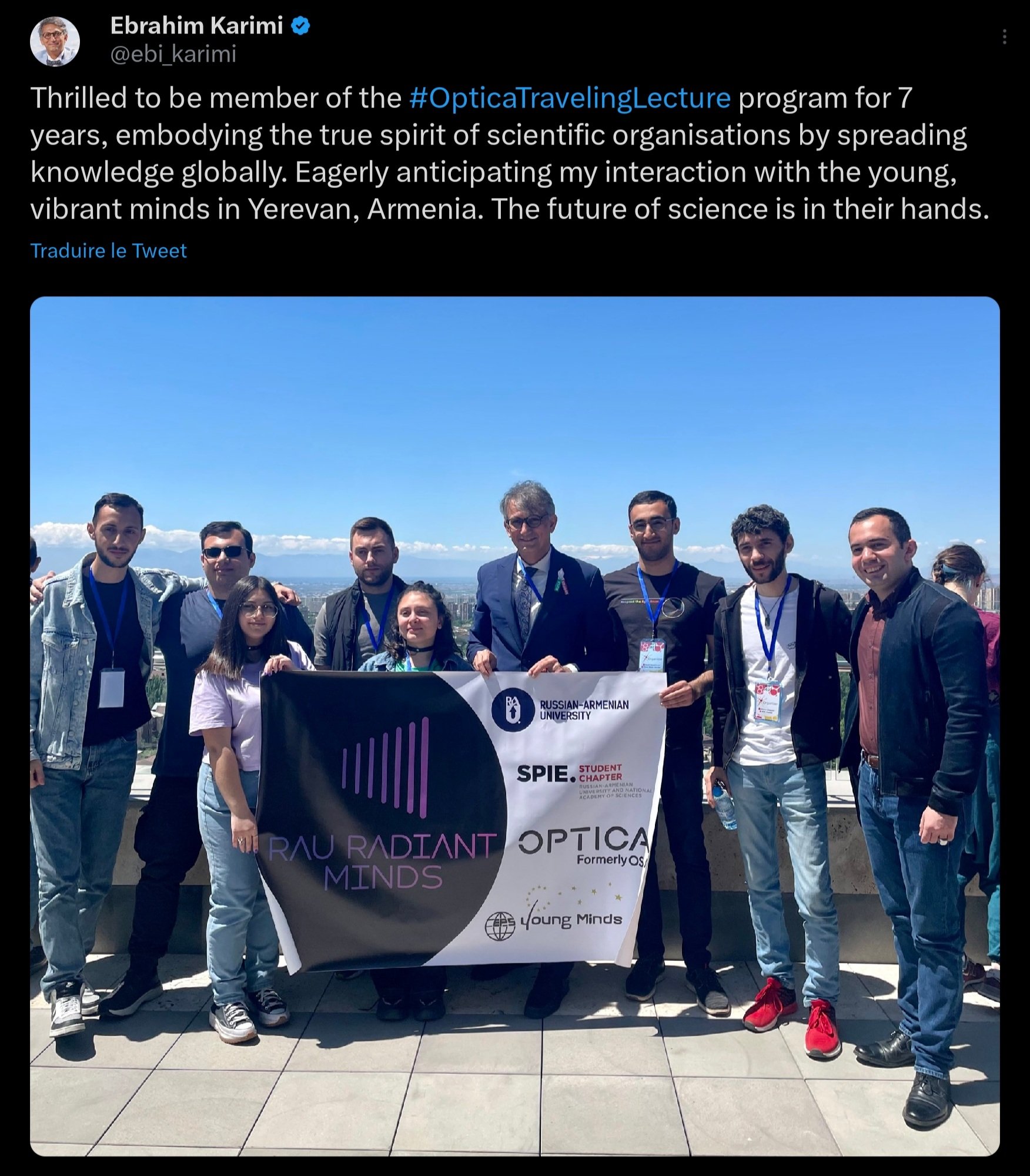 RAU Optica, SPIE and YM Student Chapters on Twitter: "🔬💫 On May 17, during the "Nanoqiqo: SOP ...