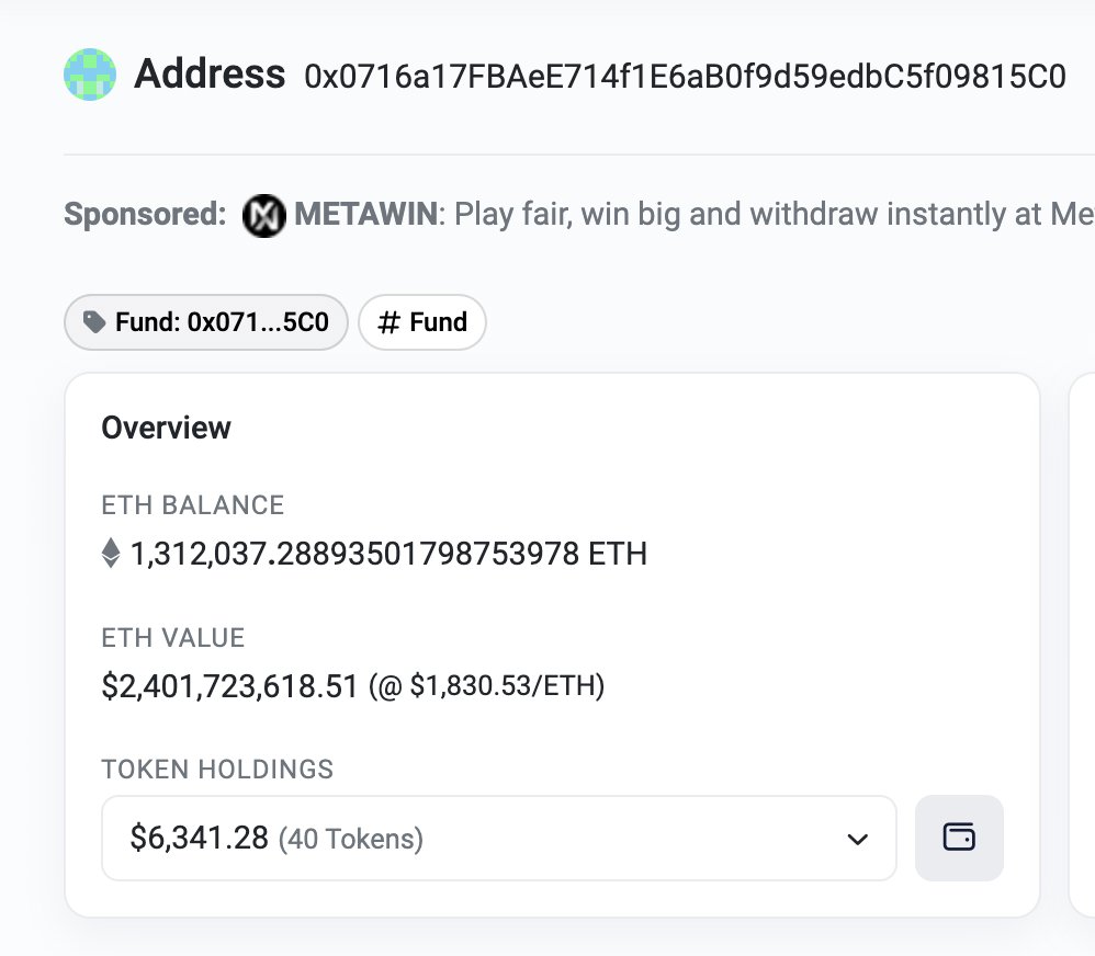 Lookonchain on Twitter: "A wallet belonging to Jump Trading transferred 324K $ETH ($593M) to the ...