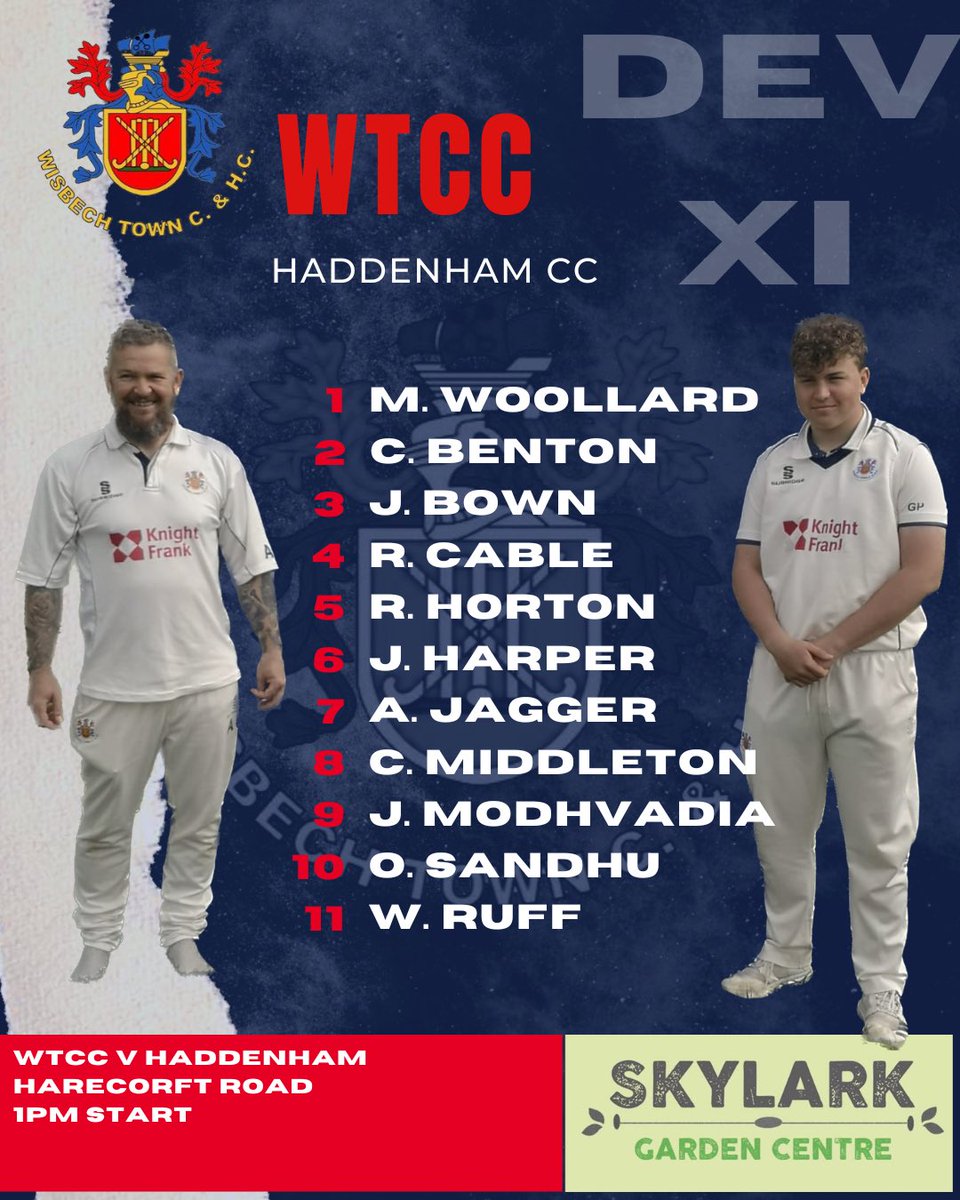 Wisbech CC on Twitter: "🏏WEEKEND TEAMS🏏 All 4 teams get a run out this weekend, with the 2’s & 4 ...
