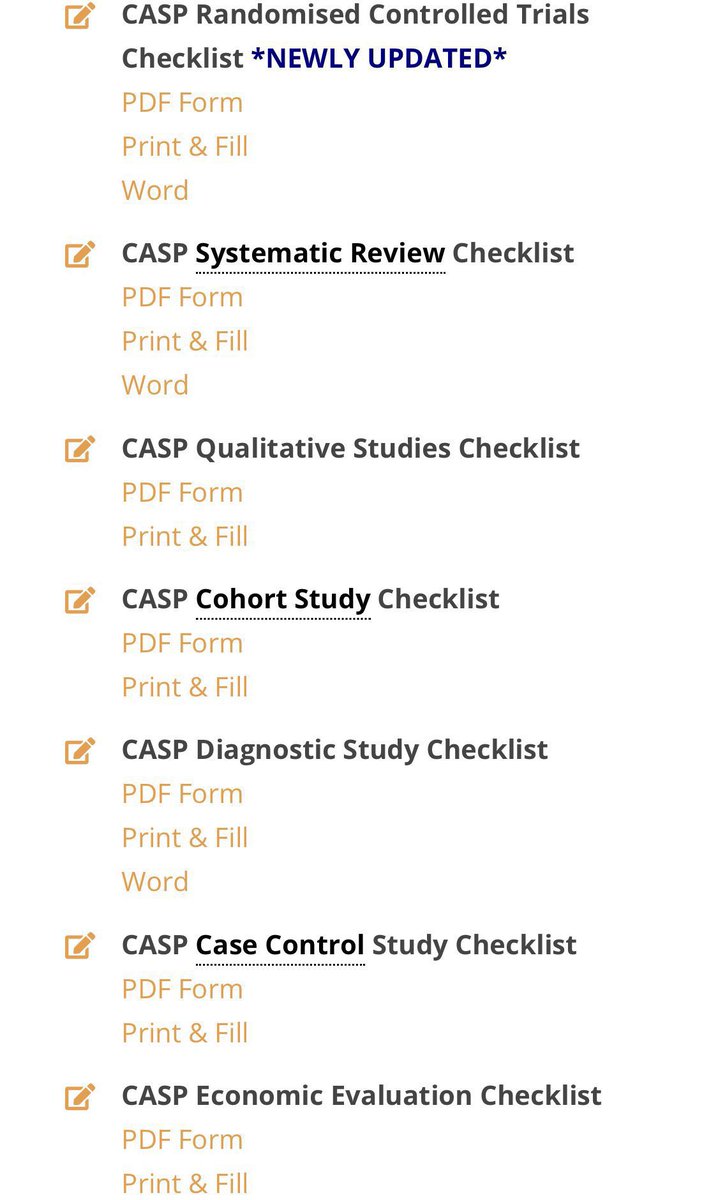 Oscar Arias on Twitter: "Evalué la calidad de la evidencia publicada con las guías CASP-UK. La # ...