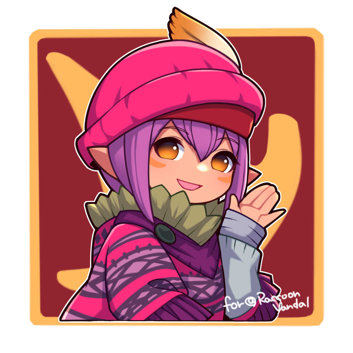 FF14「Commission for ! (Halfbody Icon, thank 」|日渡はなび (Commissions Please ...