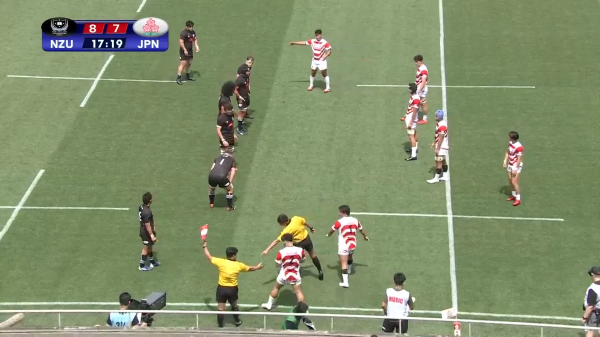 J SPORTS🏉ラグビー公式 on Twitter: "🏉U20日本代表強化試合2023 ⏰ 前半17分 🇯🇵U20日本代表 12-8 NZU🇳🇿 U20日本代表 #御池蓮二 選手が快速を ...