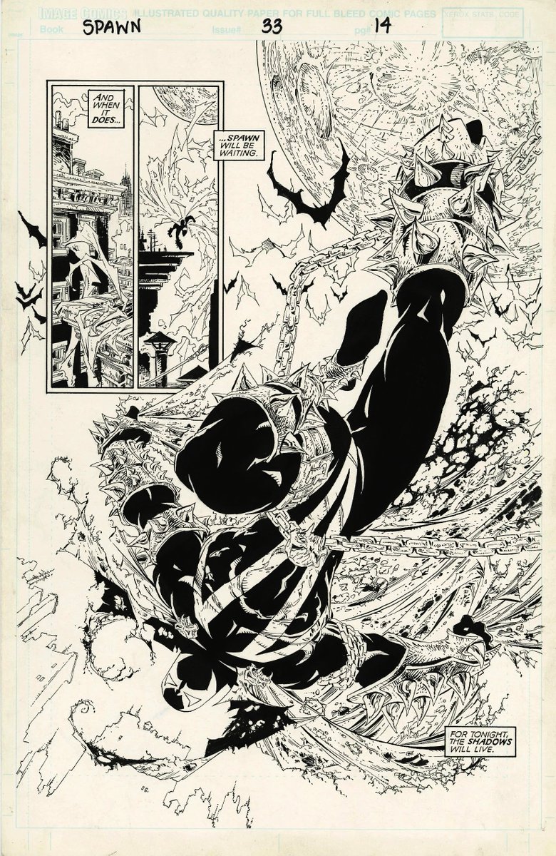 Daily Spawn Archive on Twitter: ""For tonight, the shadows will live." From Spawn #33. Art by ...