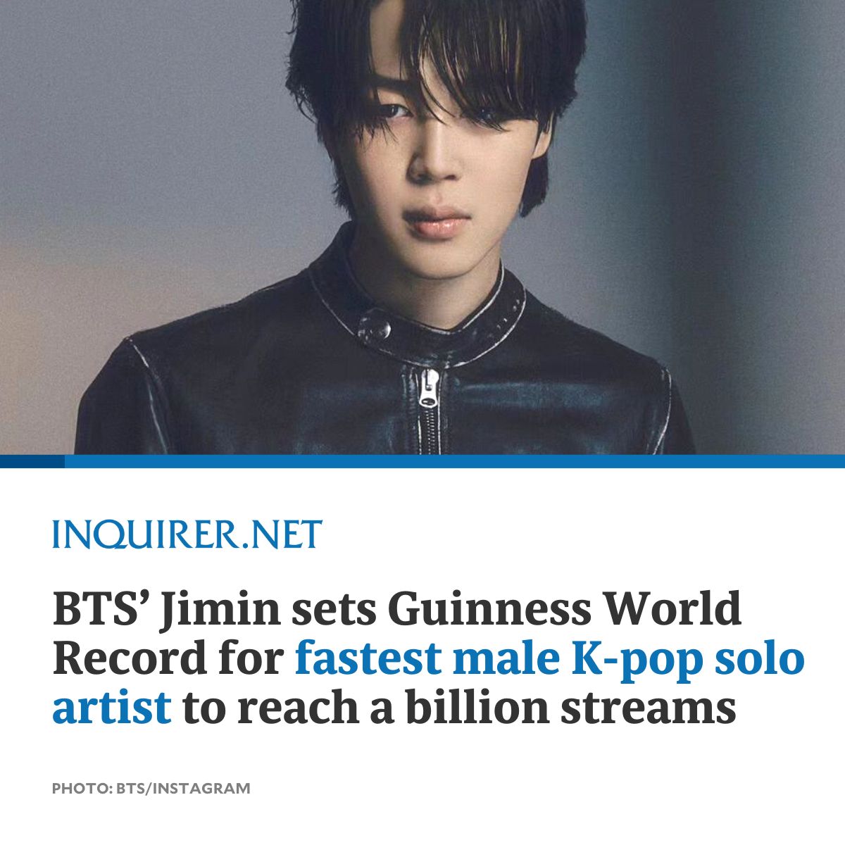Inquirer On Twitter Congratulations Jimin 🎉 Look Jimin Of Bts