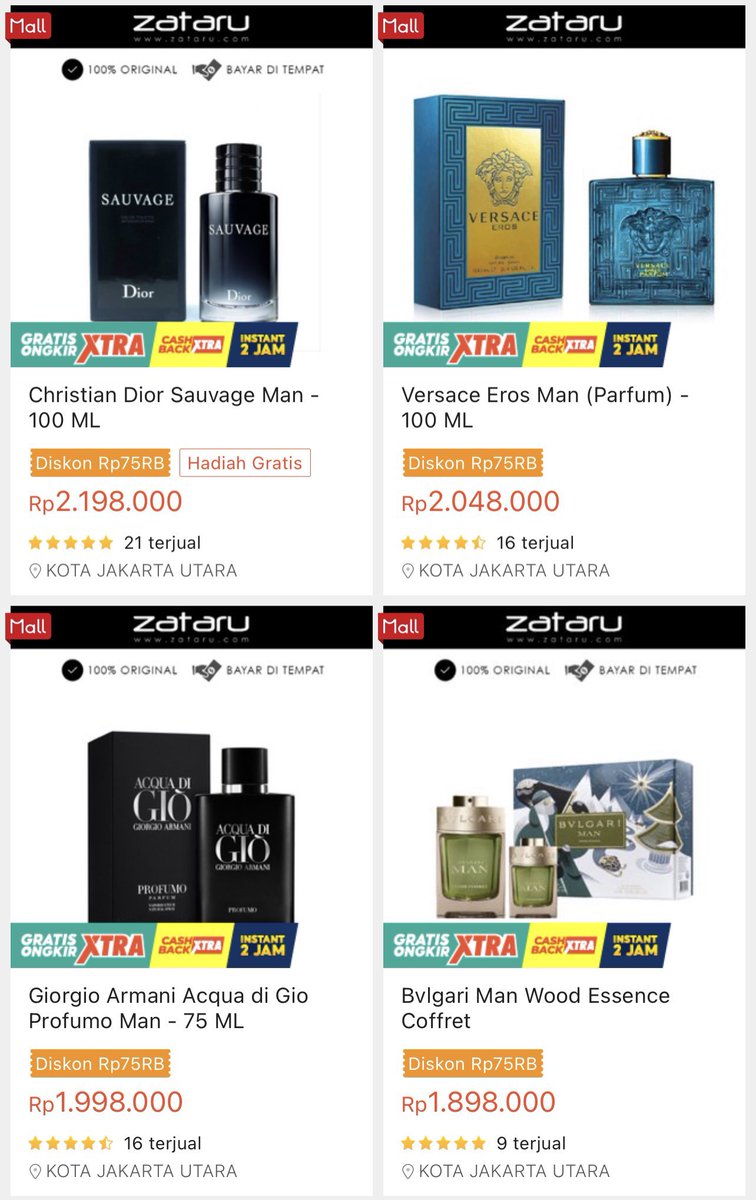 Thread Shopee on Twitter: "Yang cari parfum original cek toko ini yap https://shope.ee/40BU5V4Vky"