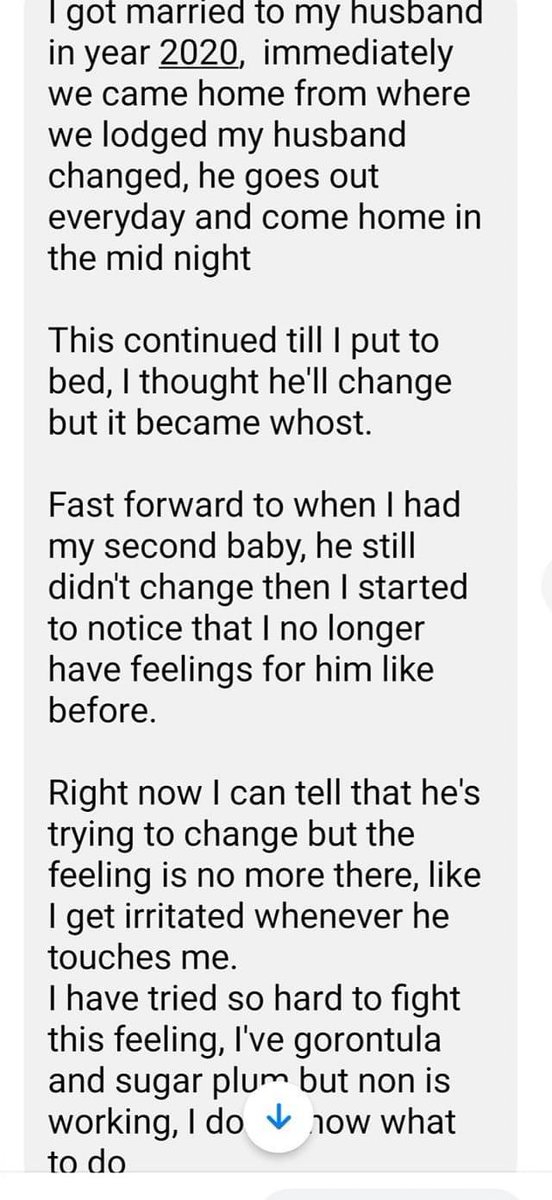 This is why I always advise men/women to cohabit, even though some ...