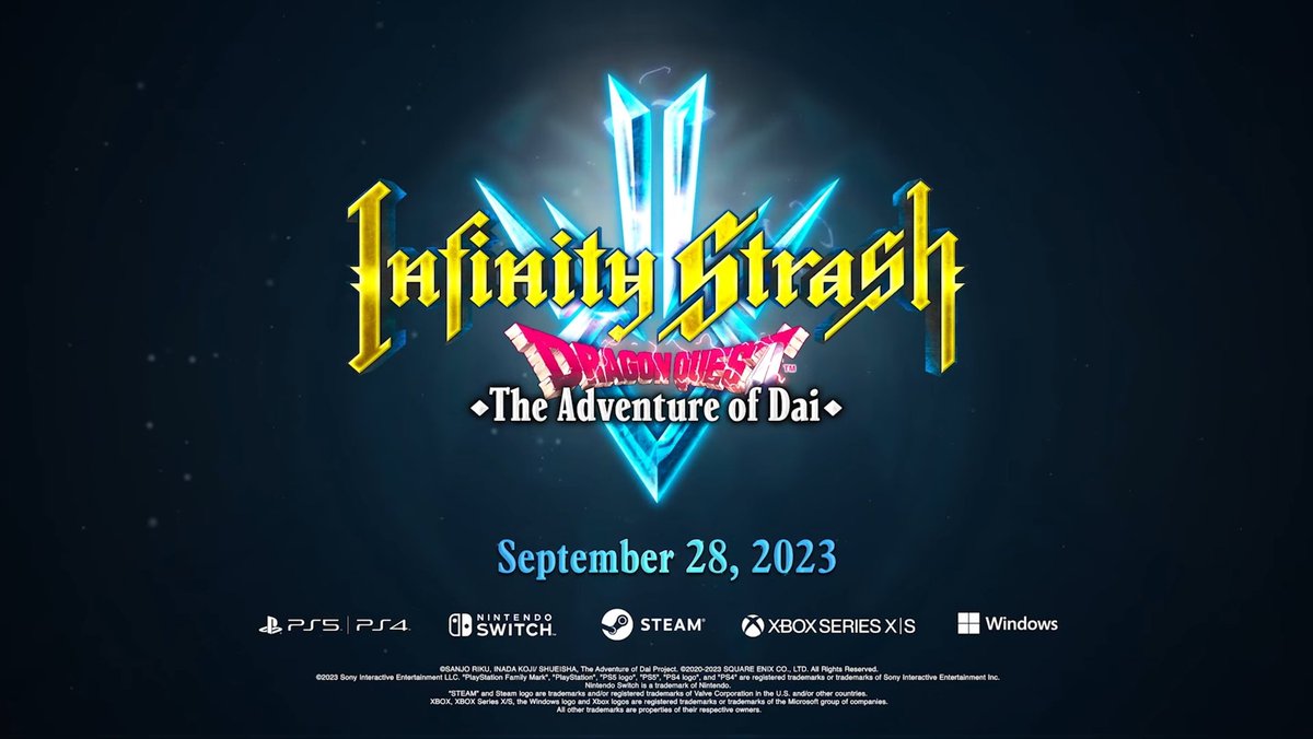 Knoebel on Twitter: "'Infinity Strash: Dragon Quest The Adventure of Dai' launches September ...