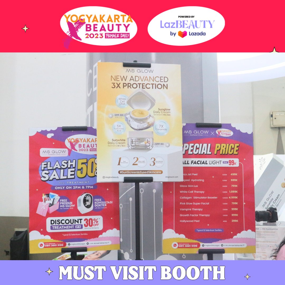 Female Daily on Twitter: "FLASH SALE 5 products ONLY 200K, cuma ada di @msglowbeauty! ⚡️ Cuss ...
