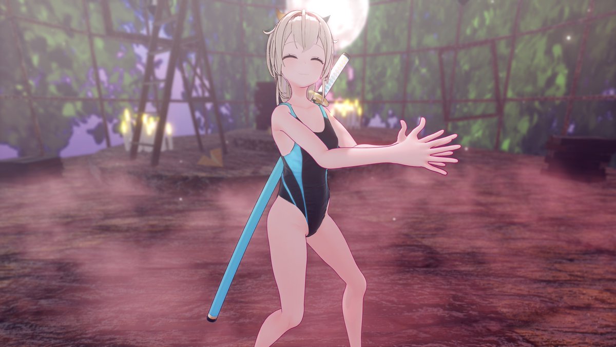 Poltato Rendering on Twitter: "【MMD R18 HOLOLIVE/4K】~《Kazama Iroha (風真いろは)》~《サラマンダー / Salamander ...