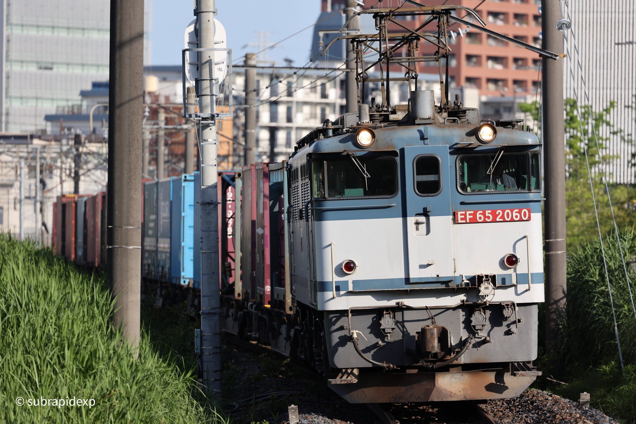 区間快速-SUB. RAPID EXP. on Twitter: "2023.5.27 4073レ EF65 2060＋コキ なかなかの盛況でした。 撮影された方々お疲れ様でした。 https ...