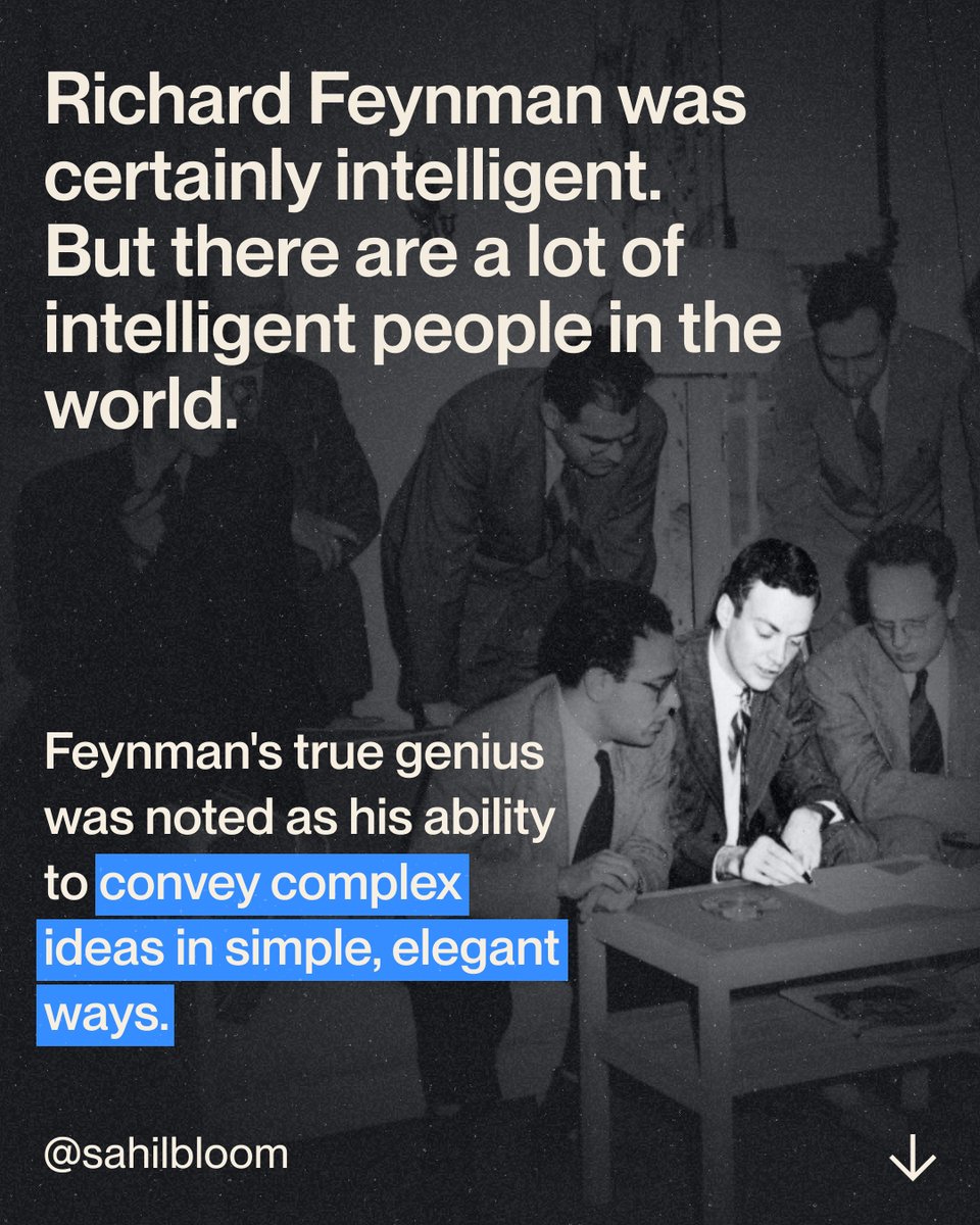 How to learn anything. The Feynman Technique: (a visual thread) - Thread from Sahil Bloom ...